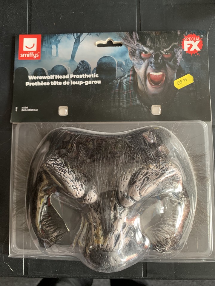 Werewolf Head Prosthetic - Southport Fancy Dress